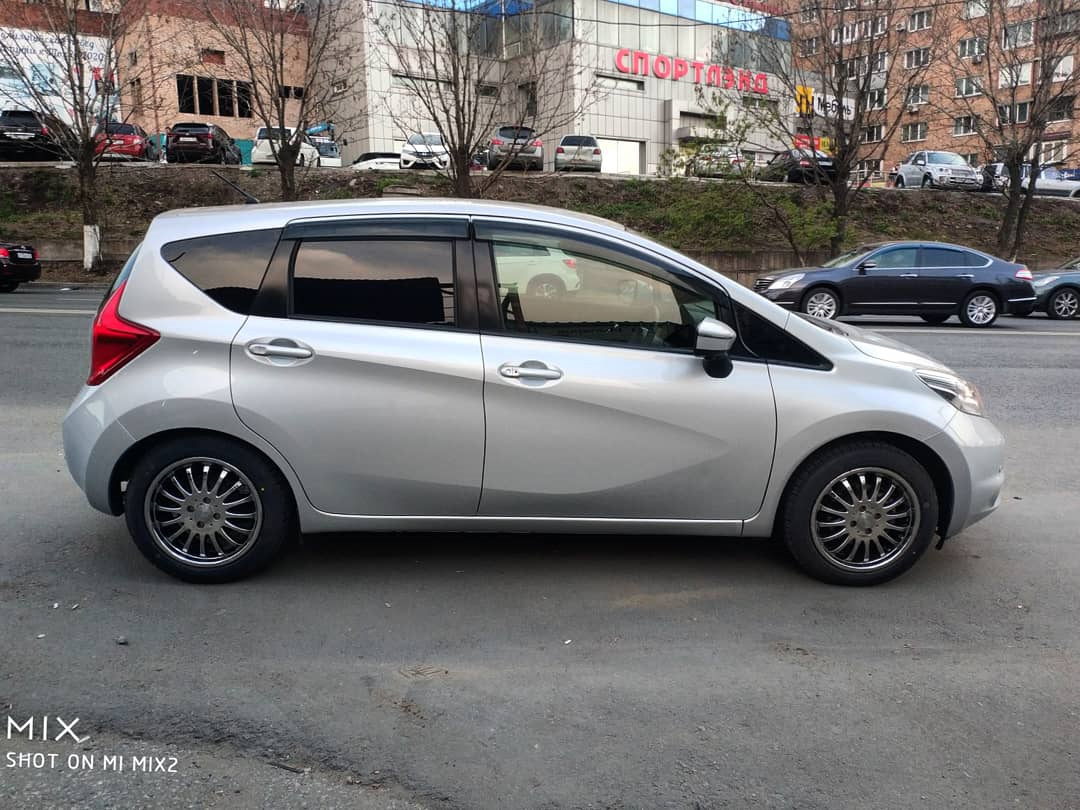 смена R14 зимы, на R16 лето — Nissan Note (2G), 1,2 л, 2015 года ...