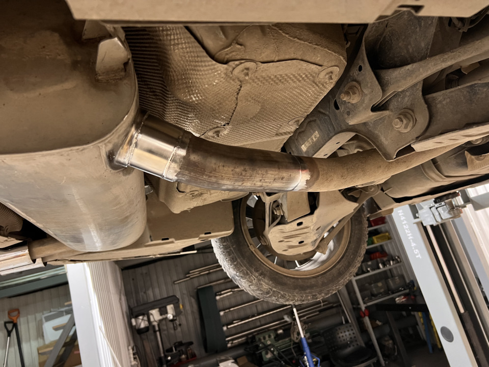 Глушитель — BMW 3 series (F30), 2 л, 2013 года | другое | DRIVE2