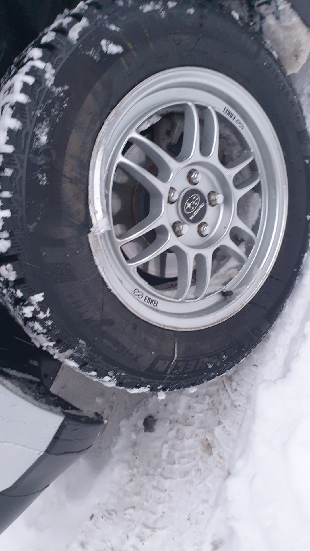 ENKEI RPF1 R16 — Subaru Forester (SH), 2 л, 2008 года | колёсные диски ...