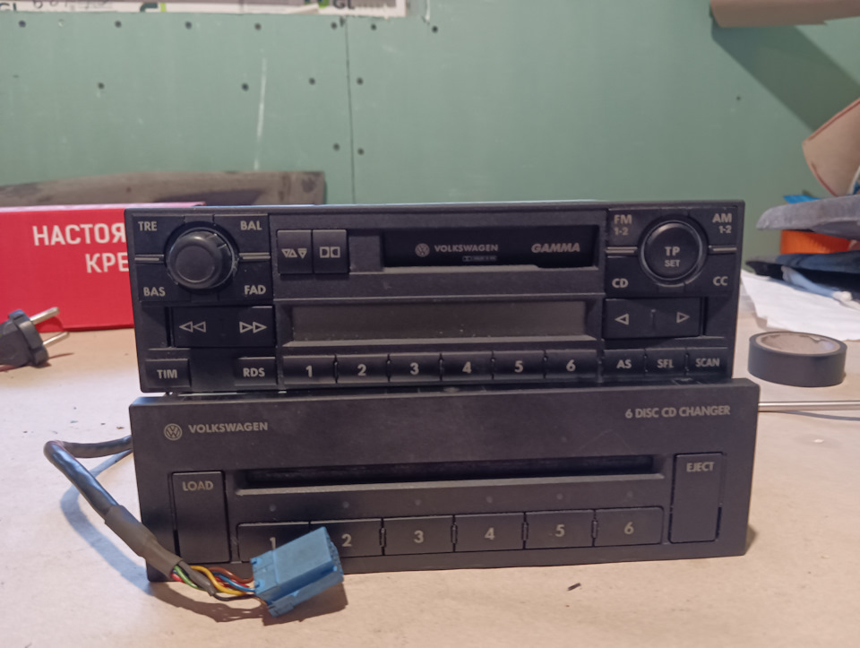 Schéma zapojení VW Gamma Changer pro instalaci