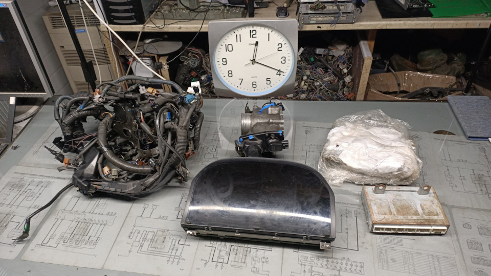 Время сборки электрики. На примере 2jz fse vvti Jzs 175. Поставил и ...