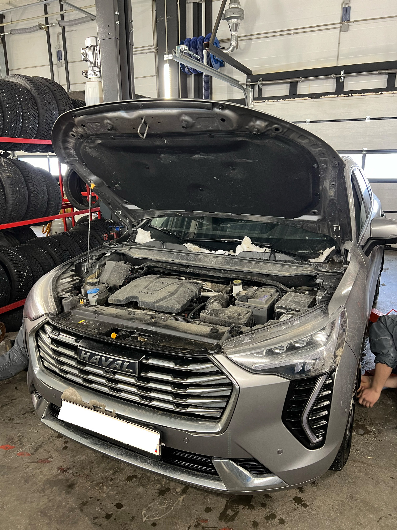 ТО-0 Замена масла 7500 км — Haval Jolion, 1,5 л, 2023 года | визит на ...