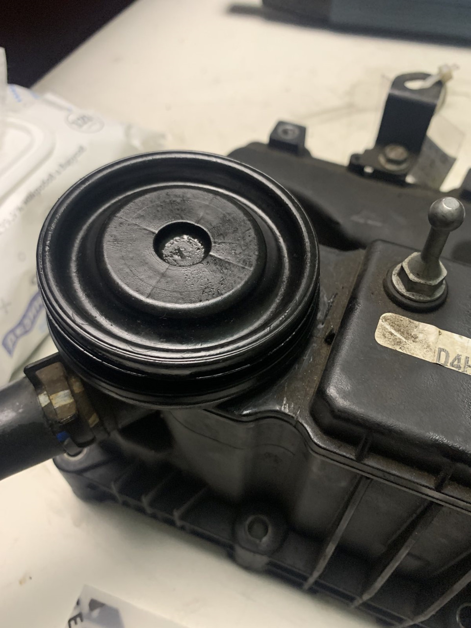 Замена мембраны клапанной крышки Hyundai/Kia 2.2 CRDI 224102F000 ...