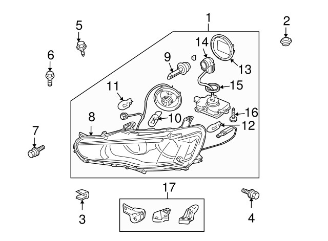 8301C042 БЛОК УПРАВЛЕНИЯ ЛАМПОЙ ГОЛОВНОГО СВЕТА Mitsubishi | Запчасти ...