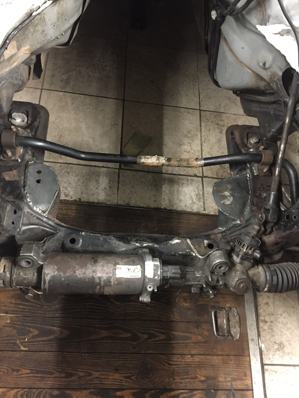 Установка тормозов большего диаметра. — BMW 5 series (F10), 3 л, 2012 ...