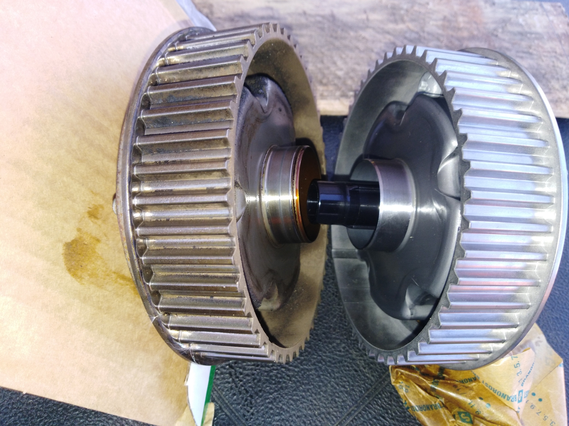 Самостоятельная замена шестерней распредвалов — Opel Astra H, 1,6 л ...