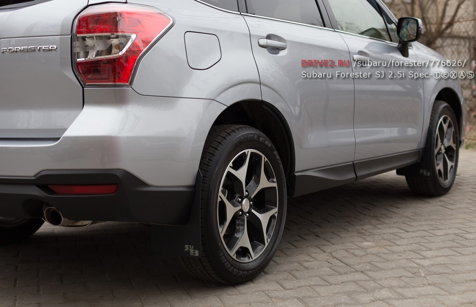 Снова установил брызговики.в этот раз OEM Subaru — Subaru Forester (SJ ...
