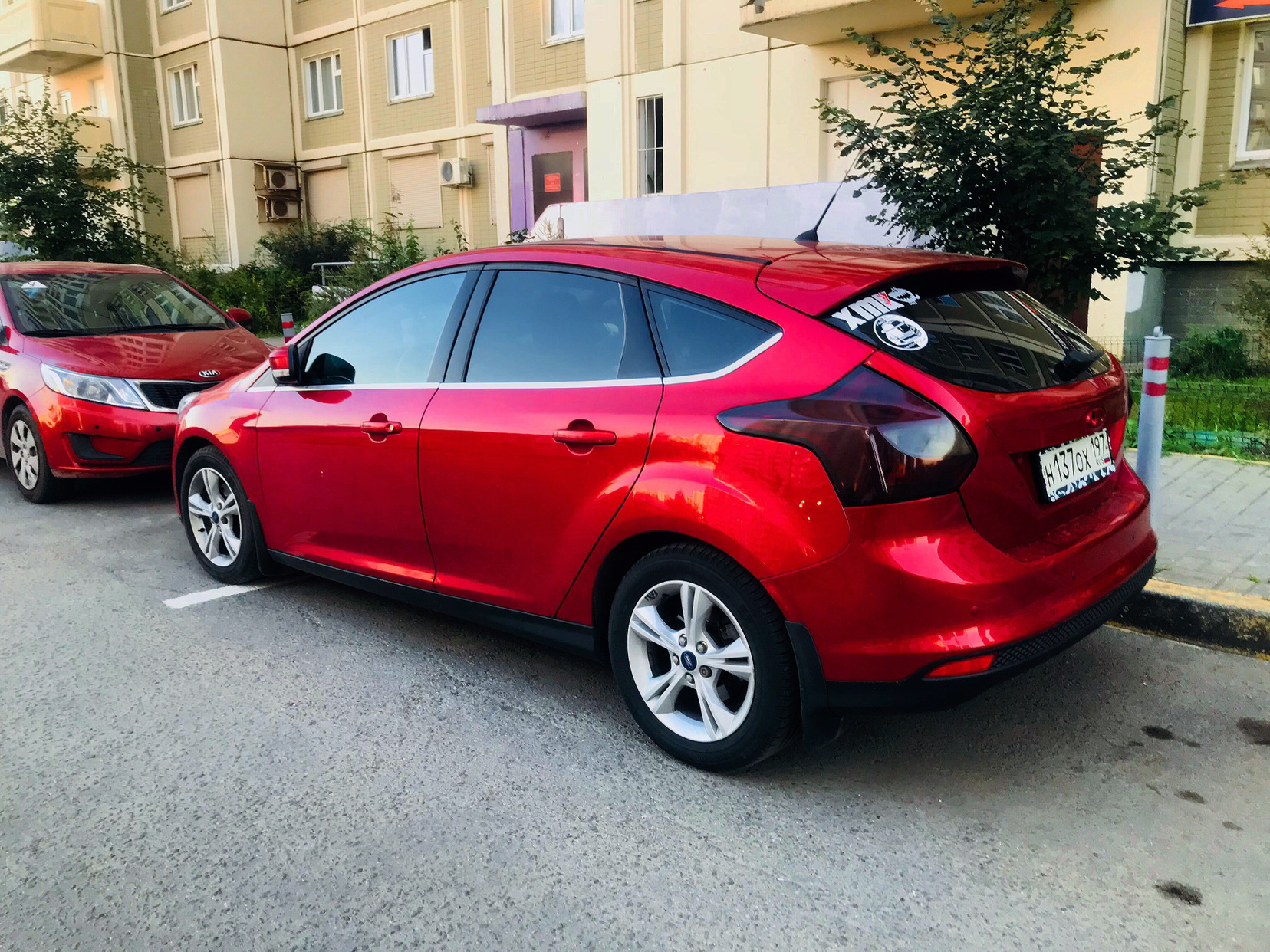 Ну вот и тонировка подъехала — Ford Focus Hatchback III, 1,6 л, 2011 года | стайлинг | DRIVE2