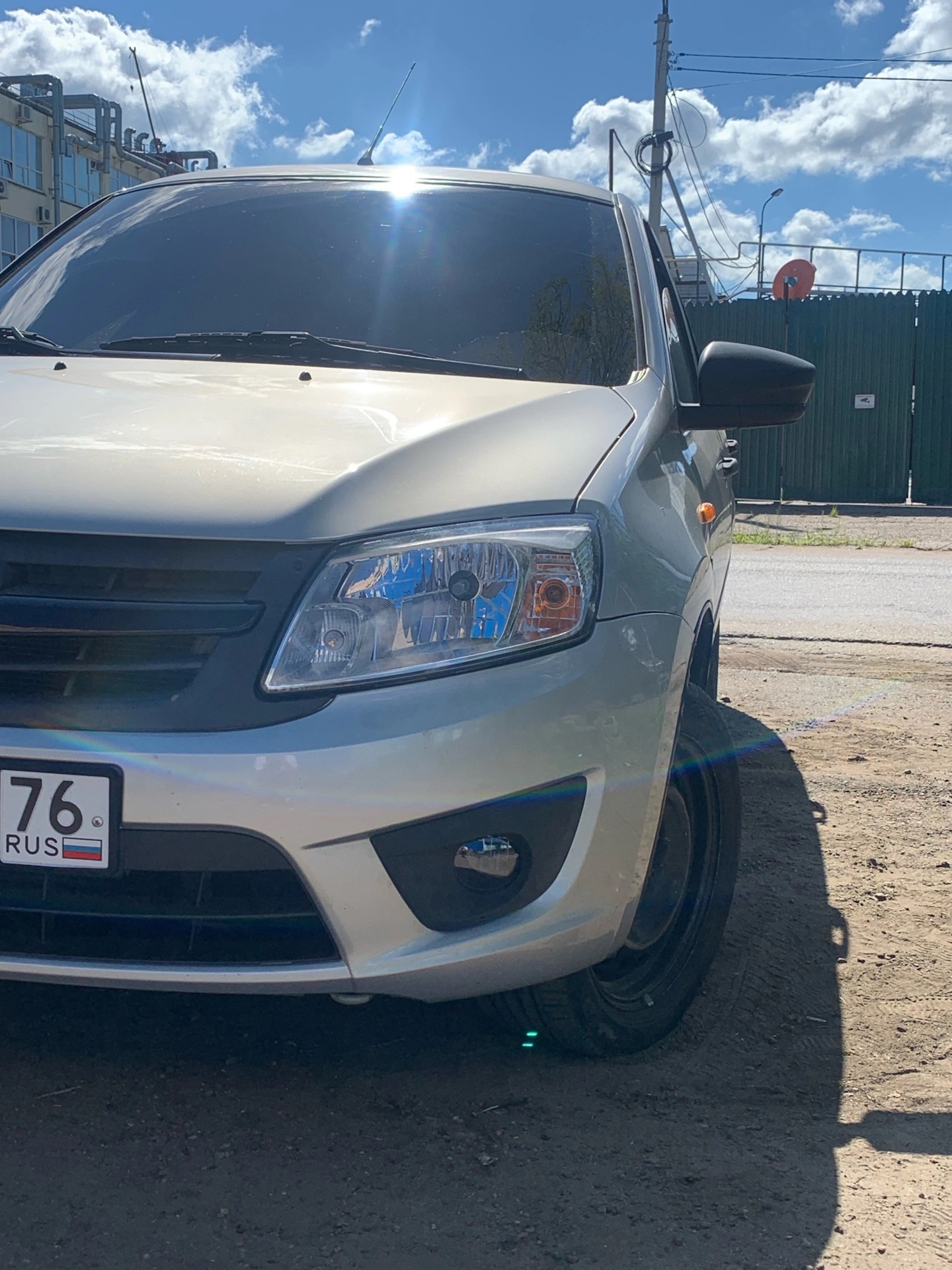 Туманки — Lada Гранта (1G), 1,6 л, 2015 года | просто так | DRIVE2
