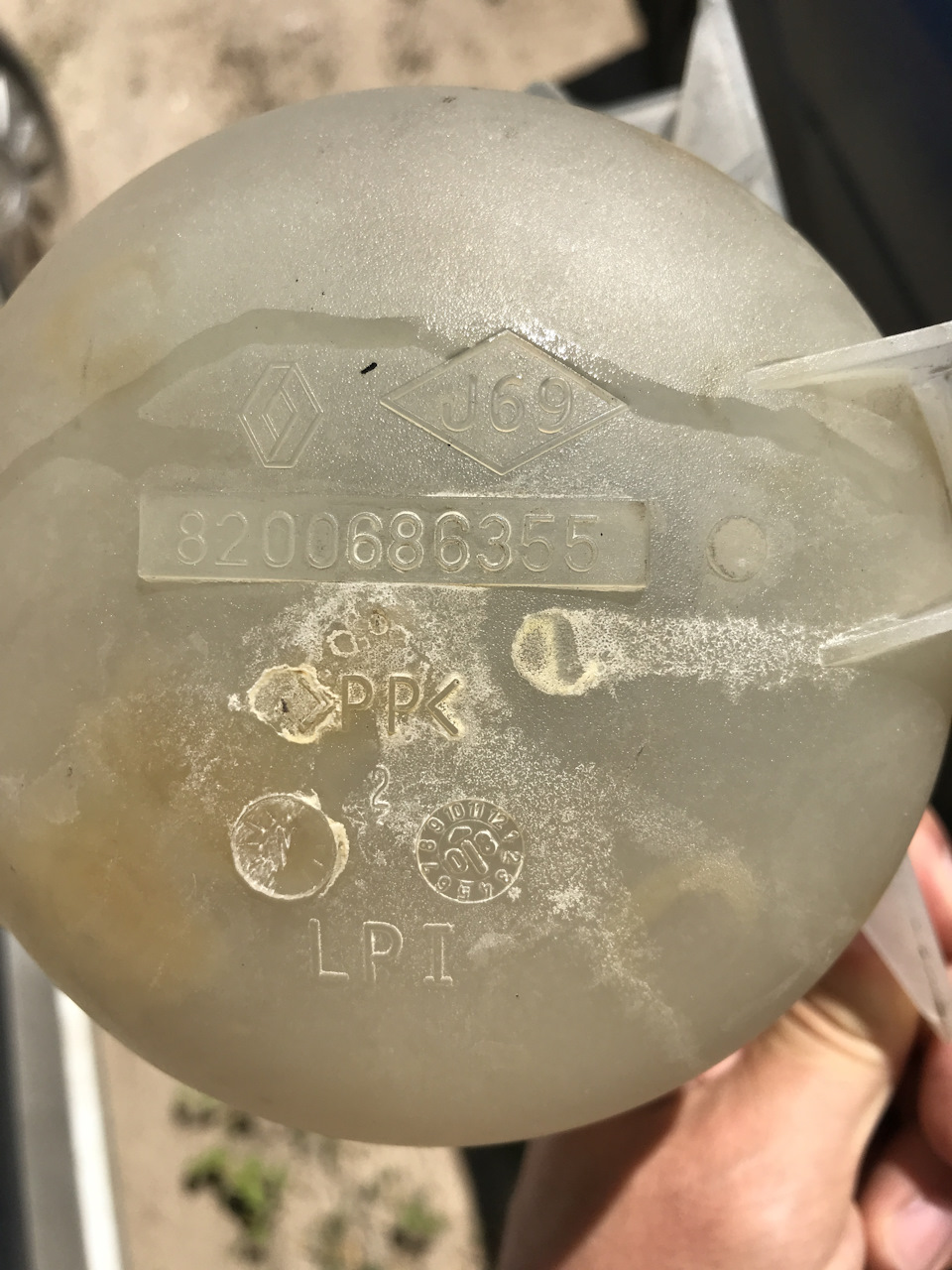 8200686355 Бачок расширительный RENAULT KANGOO 97-07 ОЕ: RENAULT ...