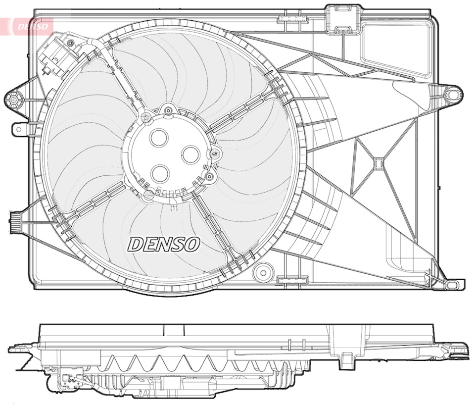 DER15004 Вентилятор охлаждения DENSO | Запчасти на DRIVE2