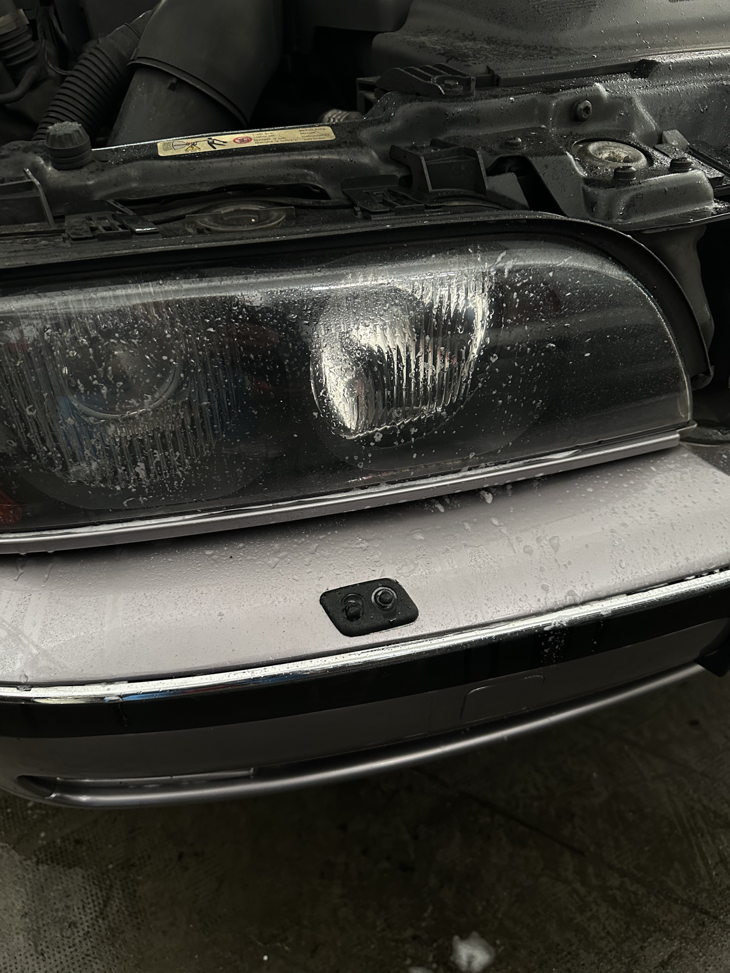 Ремонт трассы фароомывателя — BMW 5 series (E39), 3 л, 1999 года ...
