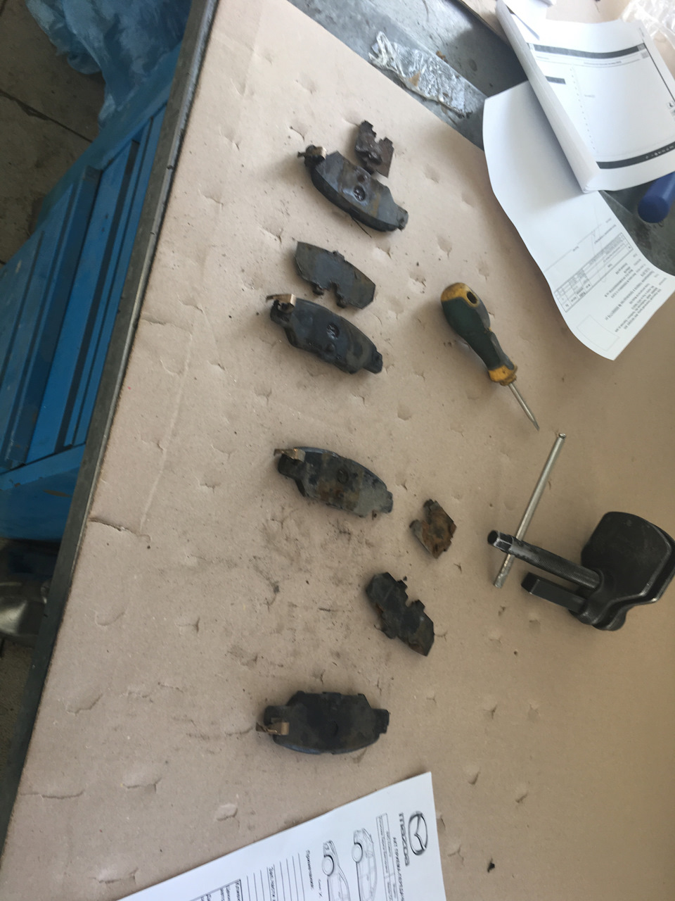 Замена суппорта по гарантии — Mazda CX-5 (1G), 2,5 л, 2016 года ...