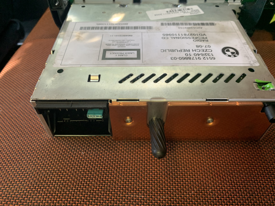 Professional CD121 CZECH вместо Professional CD73 Alpine — BMW 1 series ...