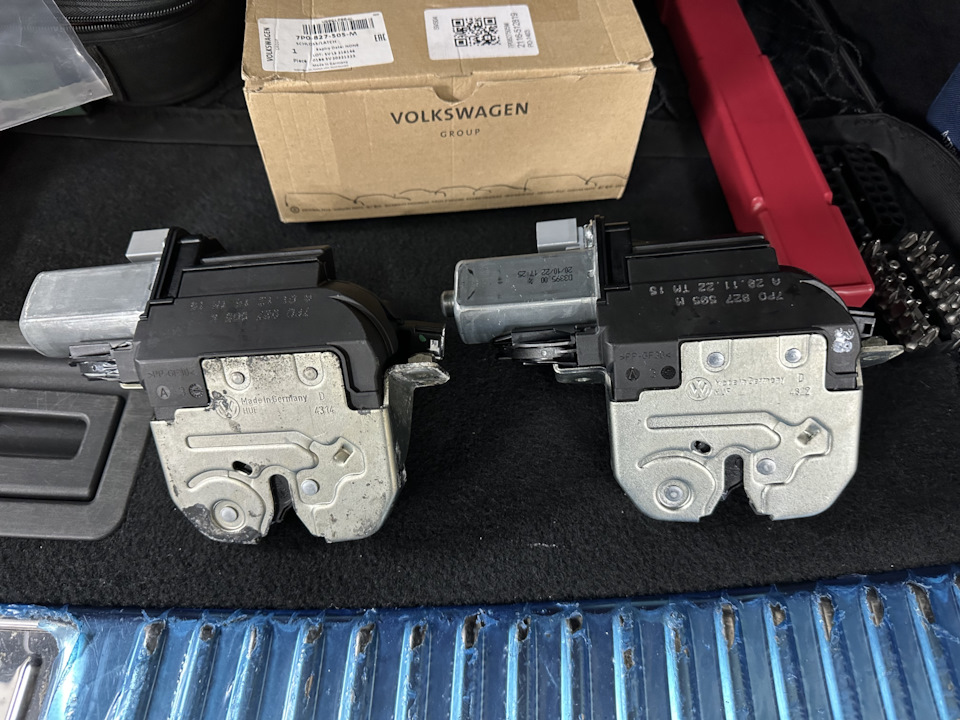 Замена замка багажника Touareg — Volkswagen Touareg (2G), 3 л, 2017 ...