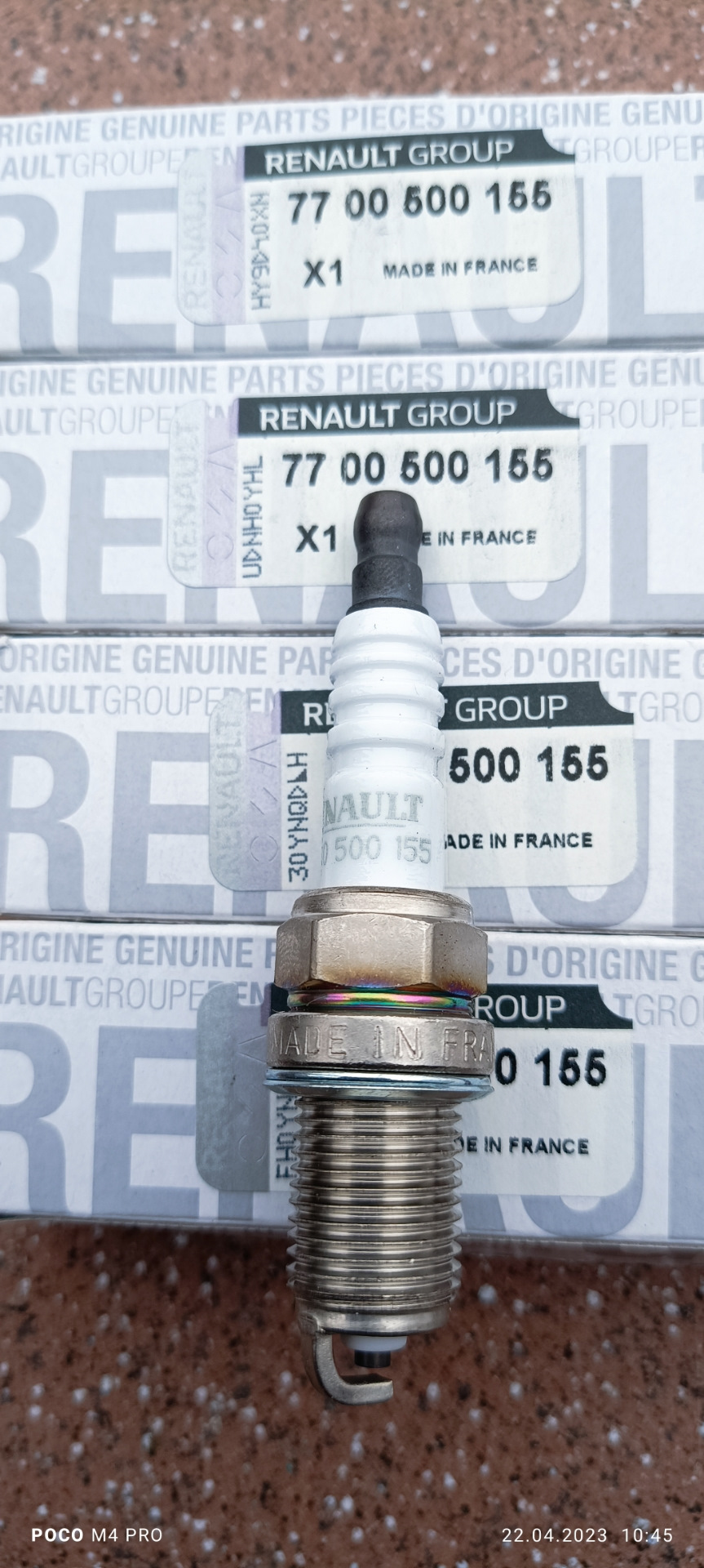 7700500155 Свеча зажигания RENAULT | Запчасти на DRIVE2