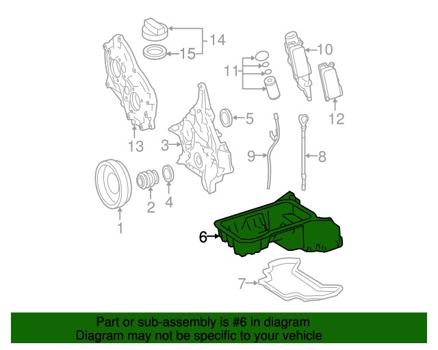 A2720100127 Поддон масляный картера двигателя Mercedes | Запчасти на DRIVE2