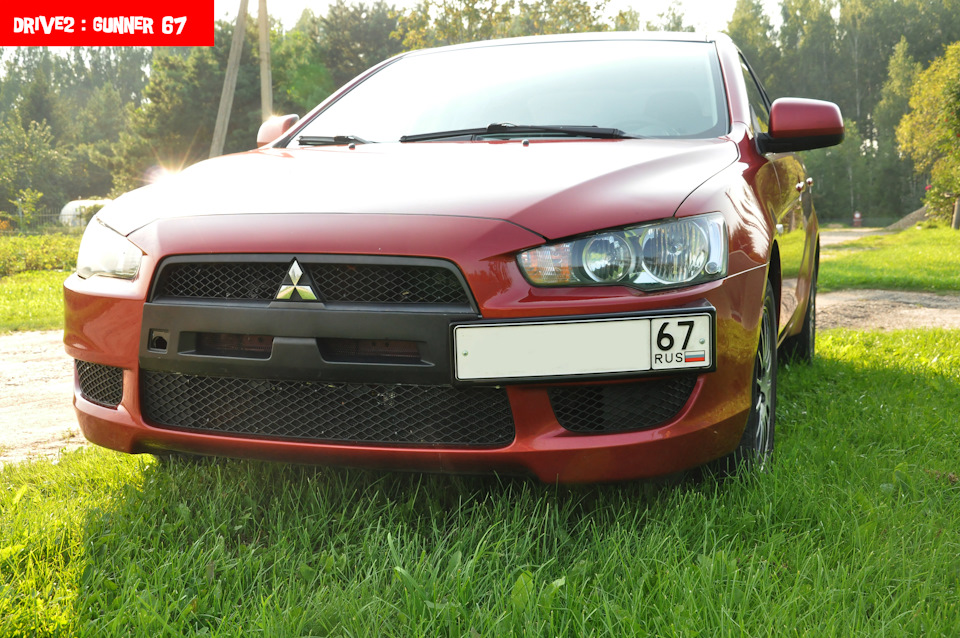 #29 Установка клыков переднего бампера — Mitsubishi Lancer X, 1,5 л, 2007 года | стайлинг | DRIVE2
