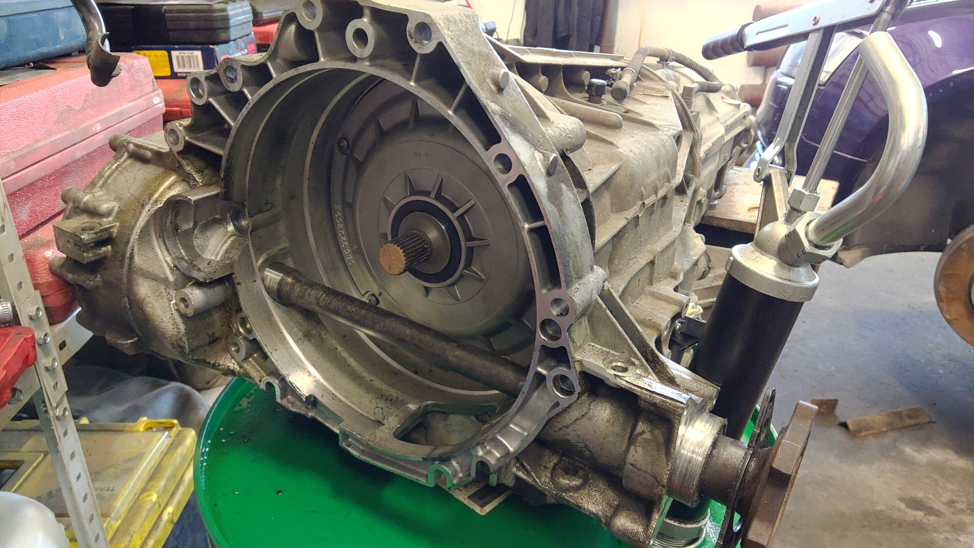 Замена двухмассового маховика luk 415062109 — Audi A5 (1G), 3 л, 2010 ...