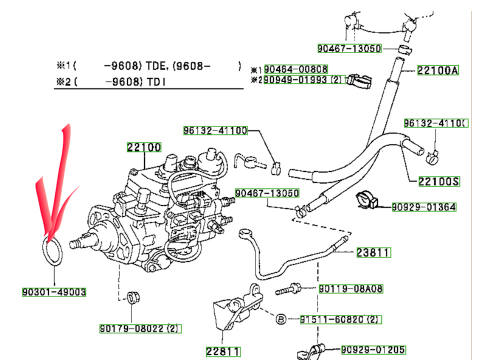 9030149003 Кольцо TOYOTA LEXUS | Запчасти на DRIVE2