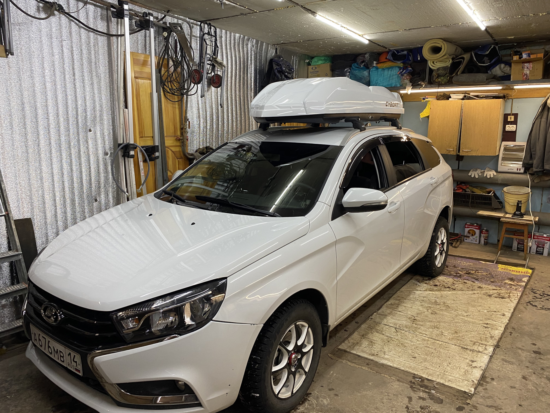Замена автобокса Turino1 на CYBORT Inception — Lada Vesta SW (1G), 1,6 ...