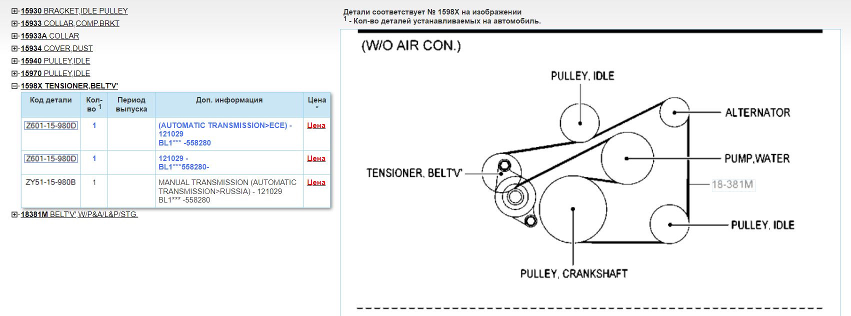 Натяжители MAZDA 3, BK, BL, Demio…разгадай японский кроссворд — Mazda 3 ...