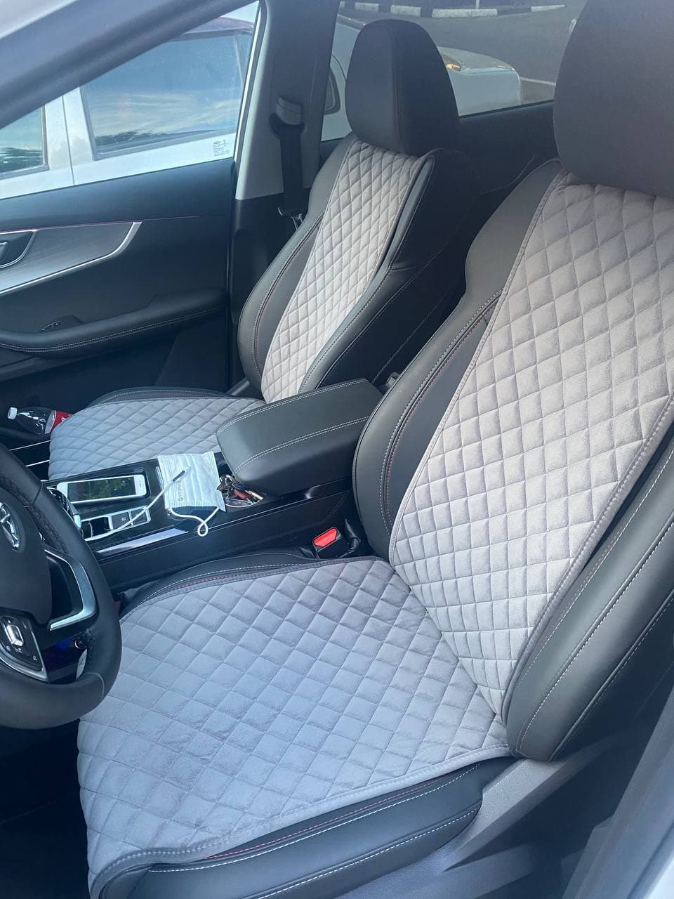 Накидки на передние сидения ТРОКОТ — Chery Tiggo 7 Pro, 1,5 л, 2021 ...