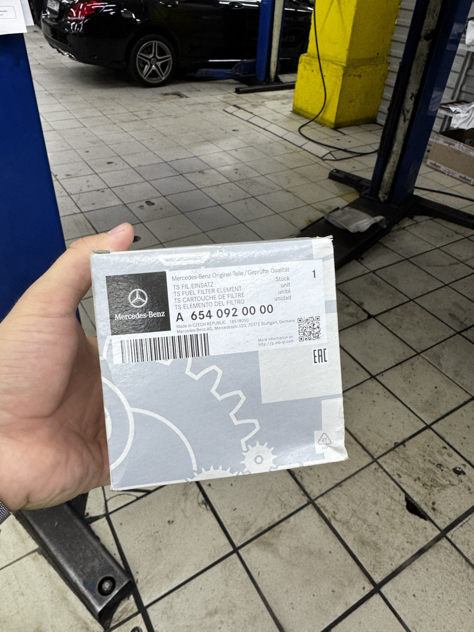 A6540920000 Комплект картриджа фильтра топливного Mercedes | Запчасти ...