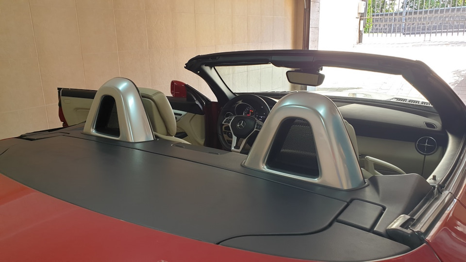 Экран от ветра — Mercedes-Benz SLK (R172), 3,5 л, 2011 года ...