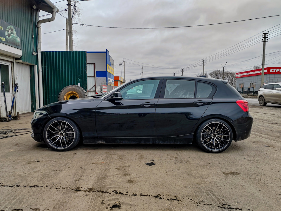 Колеса на F20 405 стиль. 8j et33, 9j et42. Пружины H&R — BMW 1 series ...
