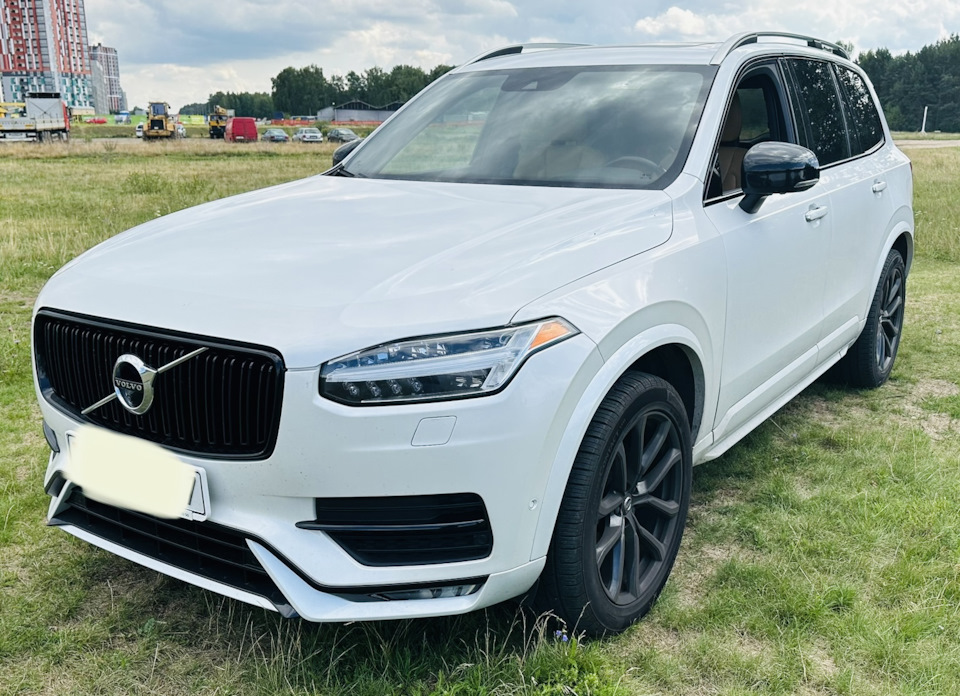 Установка обвеса R-design рестайлинг. — Volvo XC90 (2G), 2 л, 2018 года ...