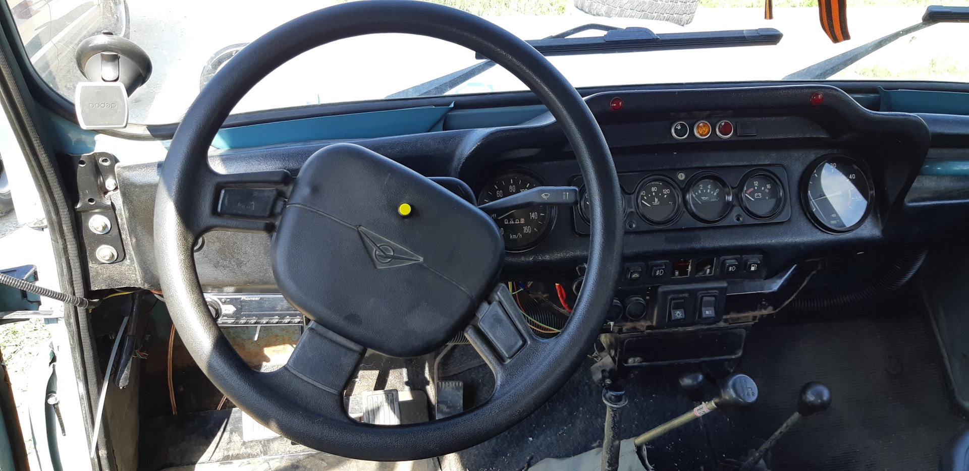 Новый руль;) — УАЗ 31514, 2,7 л, 1995 года | стайлинг | DRIVE2