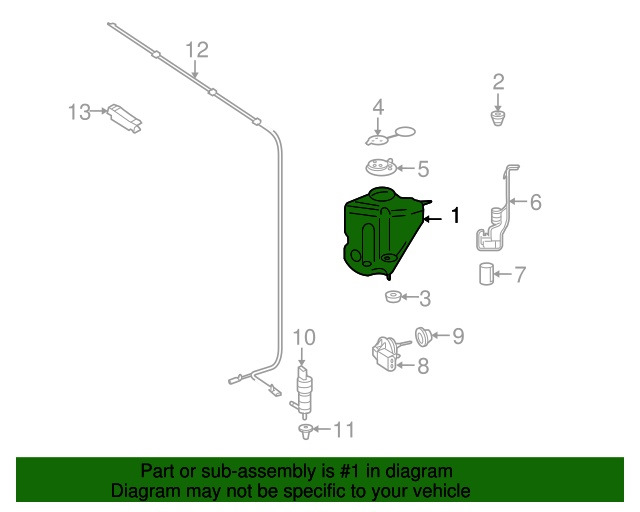 A2218691020 Бачок омывателя стекла ветрового Mercedes | Запчасти на DRIVE2