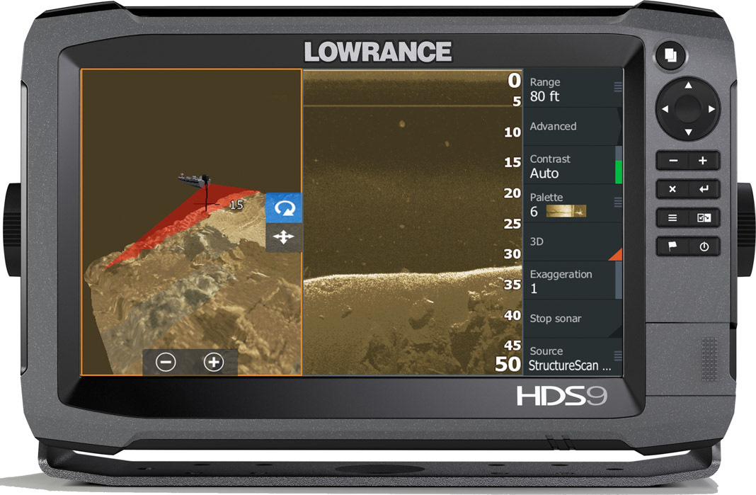 Рыбалка. Первые впечатления от Lowrance HDS 9 Carbon, карты CMAP ...