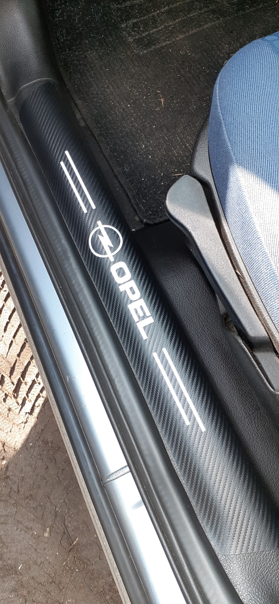 Защита порогов (Пластика) — Opel Astra G, 1,6 л, 2003 года | аксессуары ...