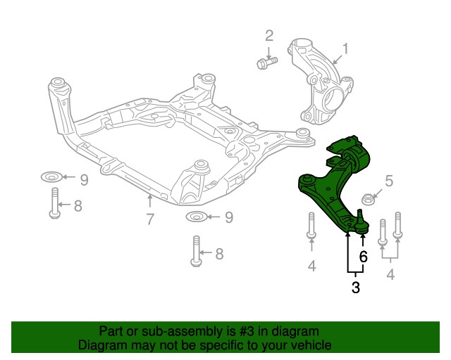 LR007205 Рычаг передней подвески Jaguar Land Rover | Запчасти на DRIVE2