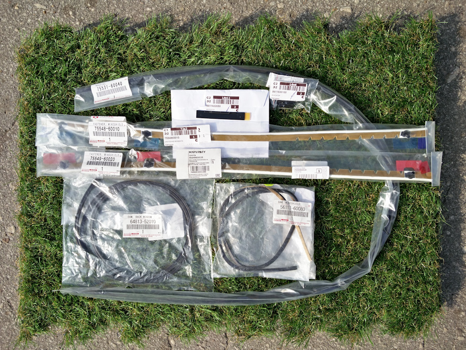 Перекраска рамки лобового стекла. Замена лобового стекла. — Toyota Land ...