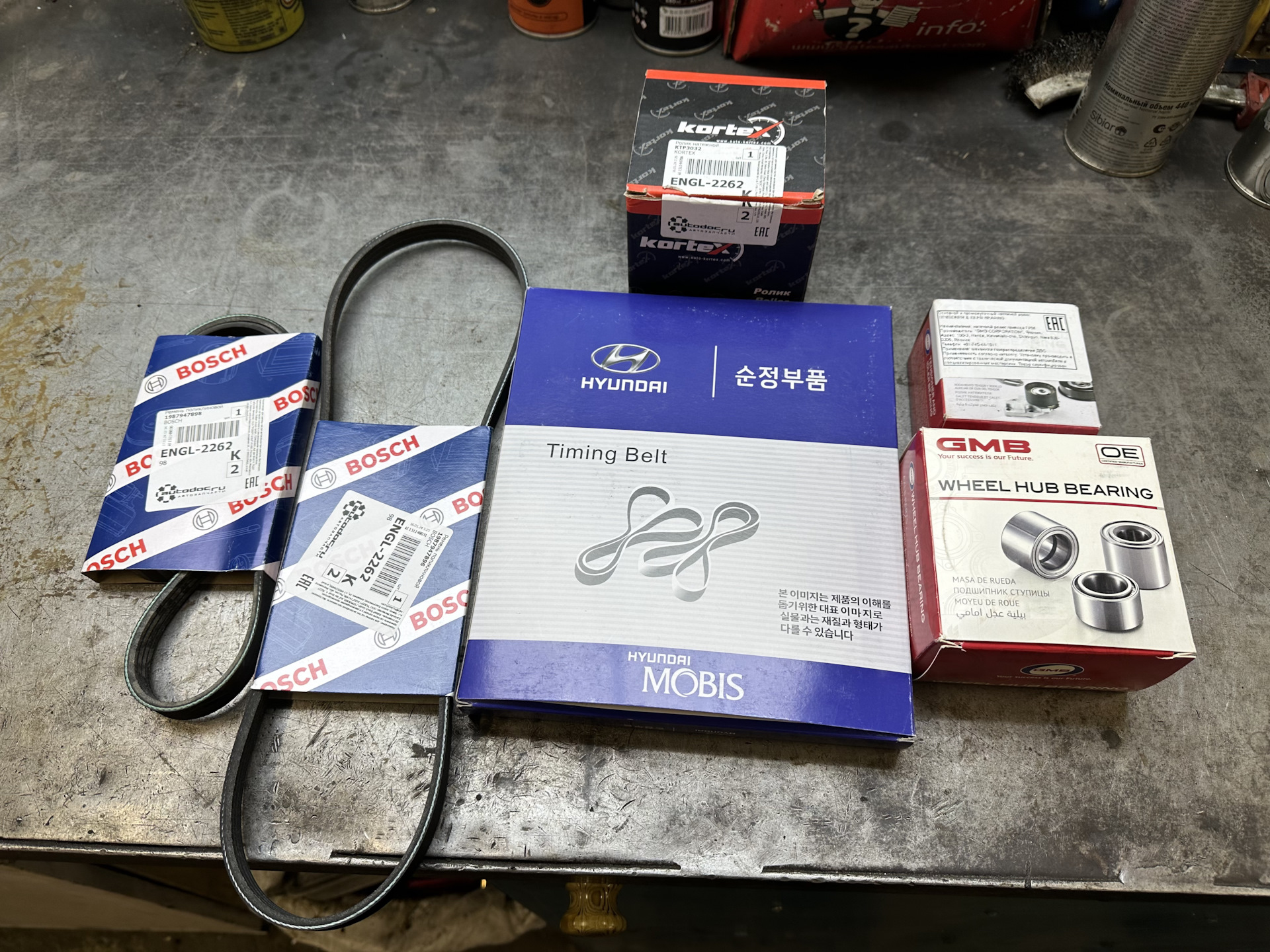 Замена ГРМ, всех ремней и подшипника ступицы — KIA Sportage (2G), 2 л ...