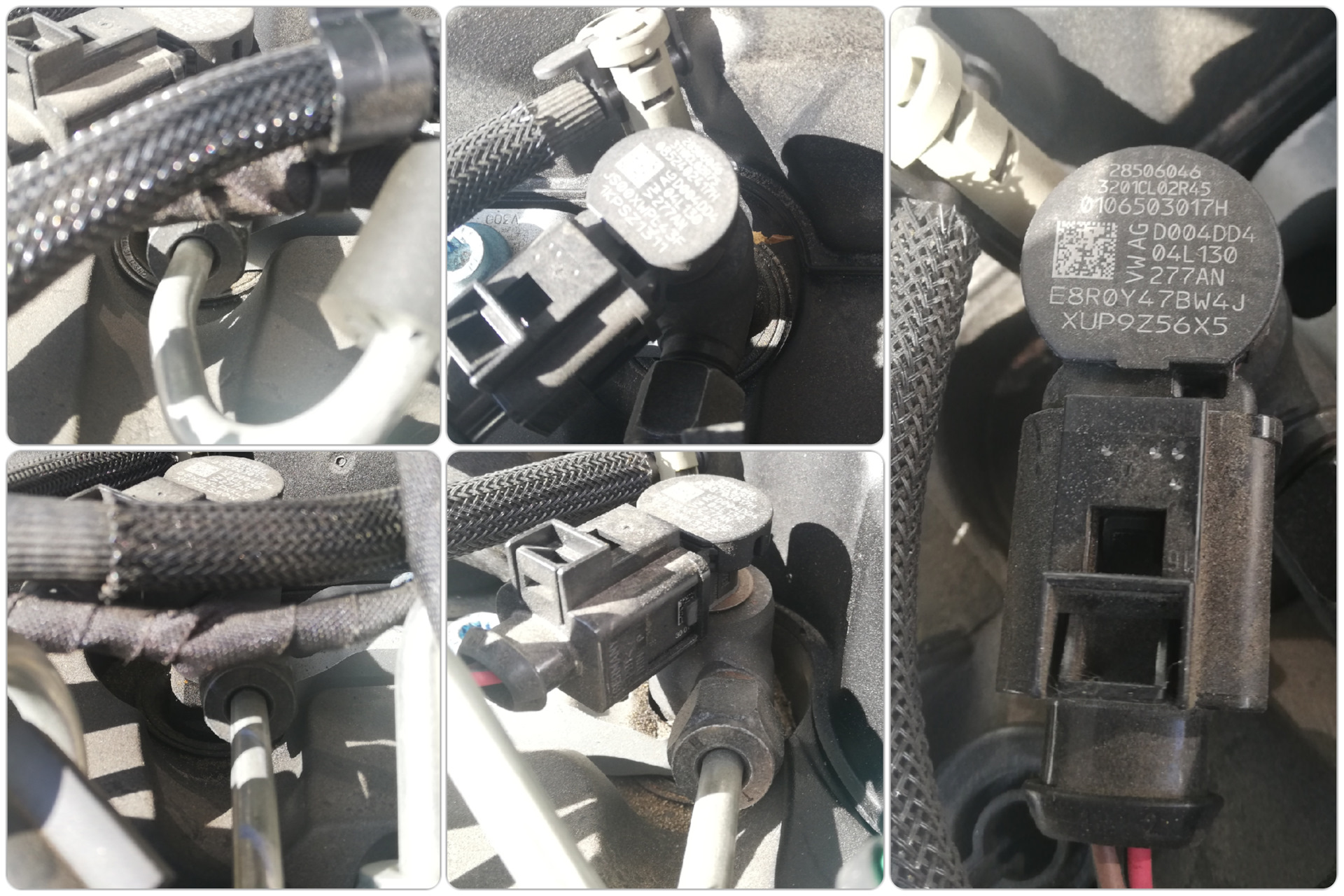 Запись №34. Замена уплотнений форсунок топливных 04L130277AN (Delphi ...