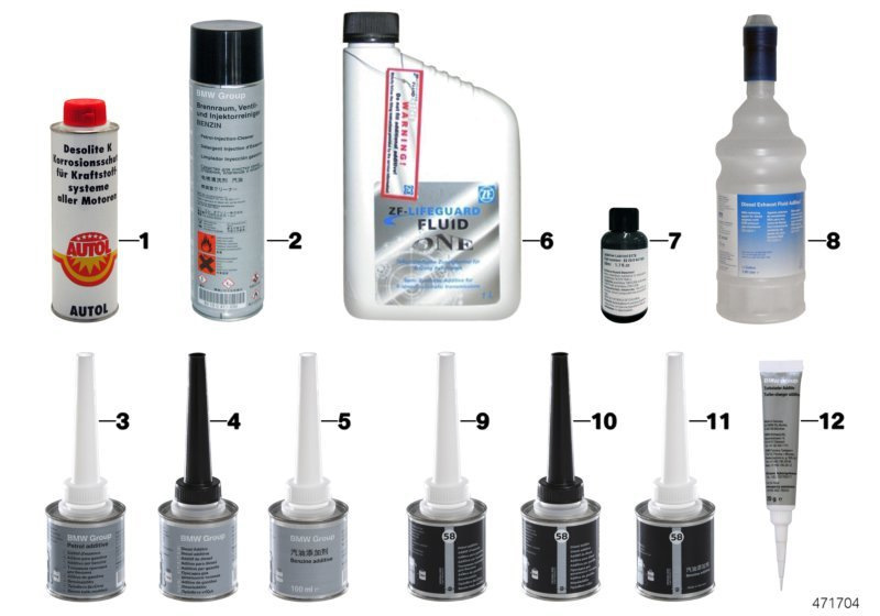 Оригинальные BMW средства (смазки, герметики, спреи и многое другое ...