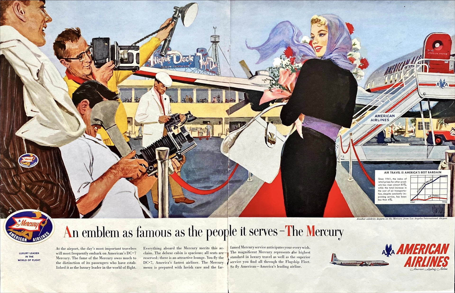 Реклама American Airlines 1950-х — DRIVE2