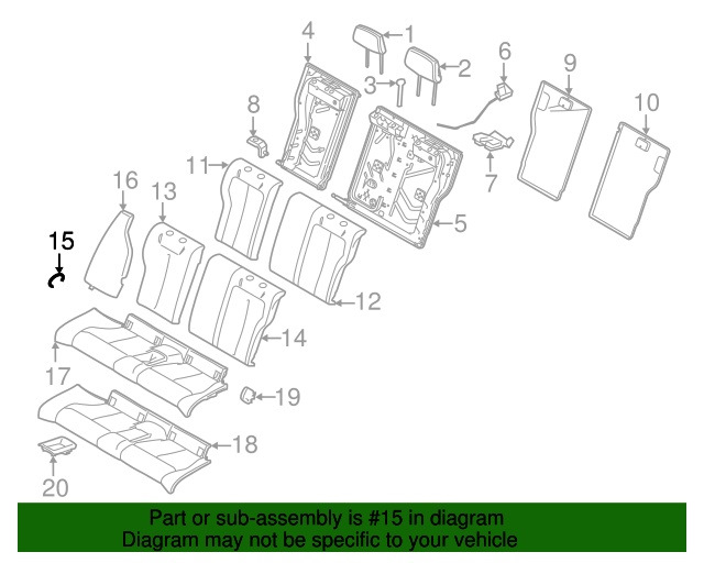 52101945543 Скоба BMW | Запчасти на DRIVE2