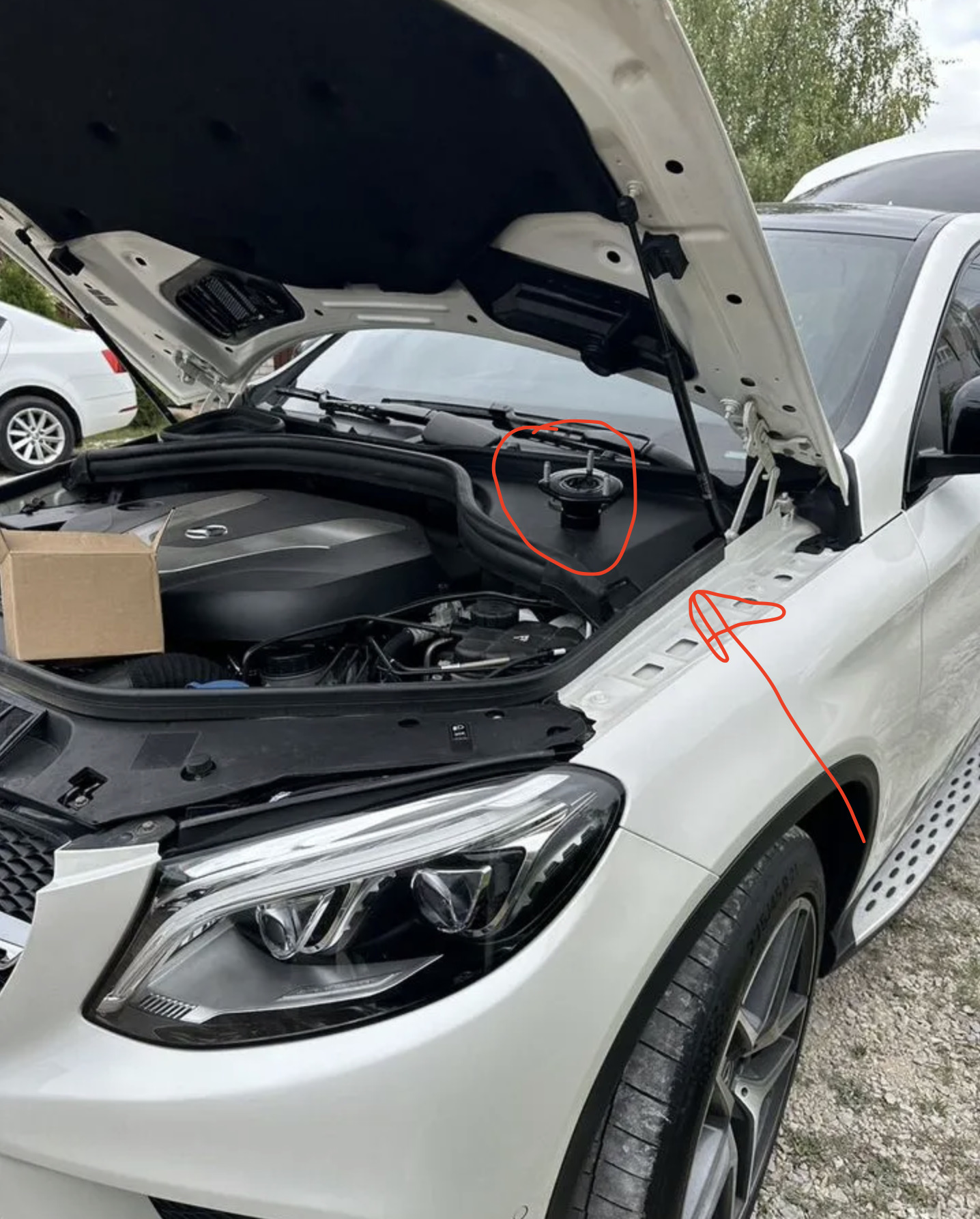 Стук передней стойки Mercedes-Benz W166(W164) — DRIVE2