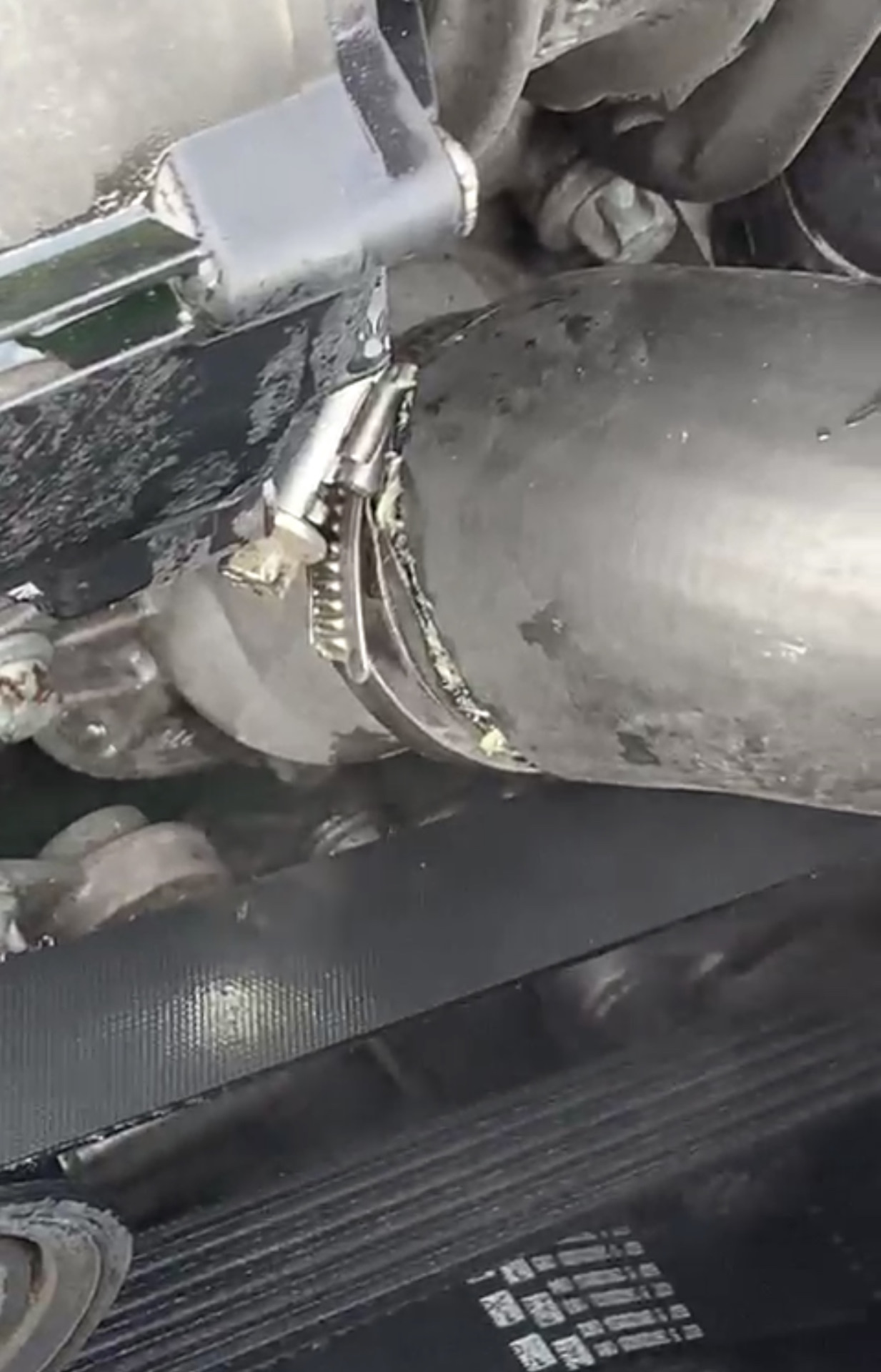 Патрубок радиатора — Mercedes-Benz E-Class (W211), 5 л, 2004 года ...