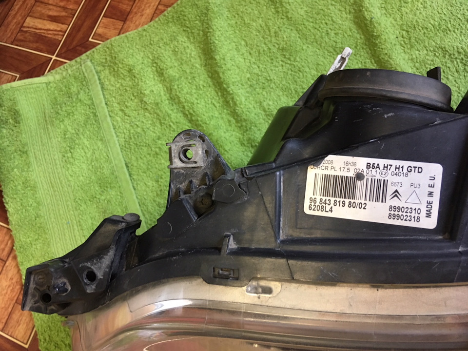 6208L4 Основная фара, слева Peugeot Citroen | Запчасти на DRIVE2