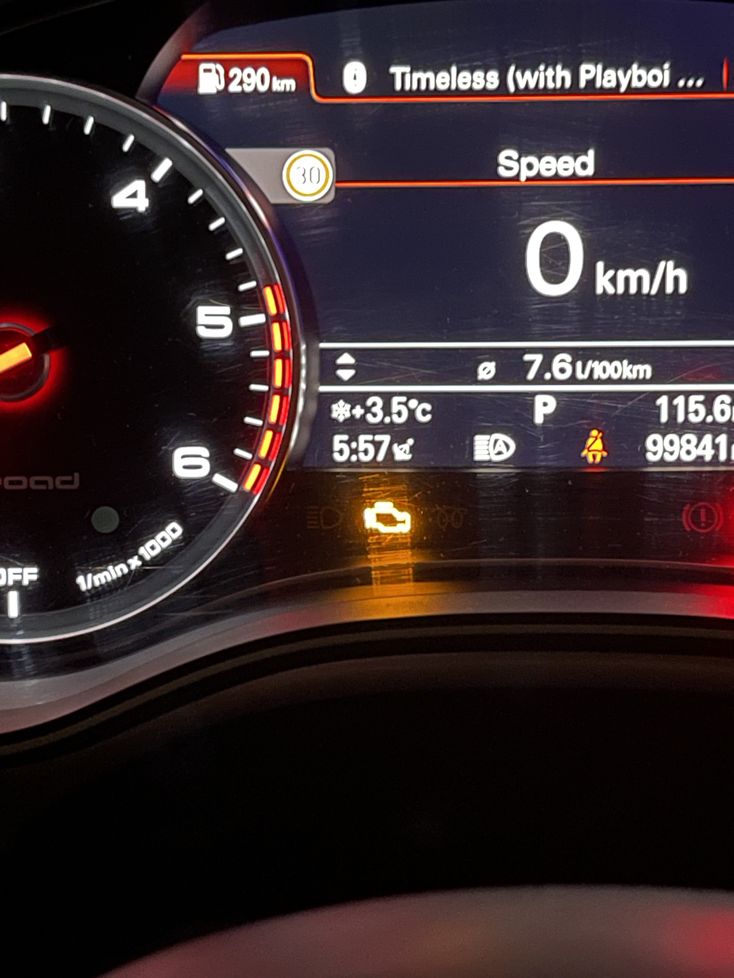 P20EE00 NOX — Audi Allroad (C7), 3 л, 2017 года | поломка | DRIVE2