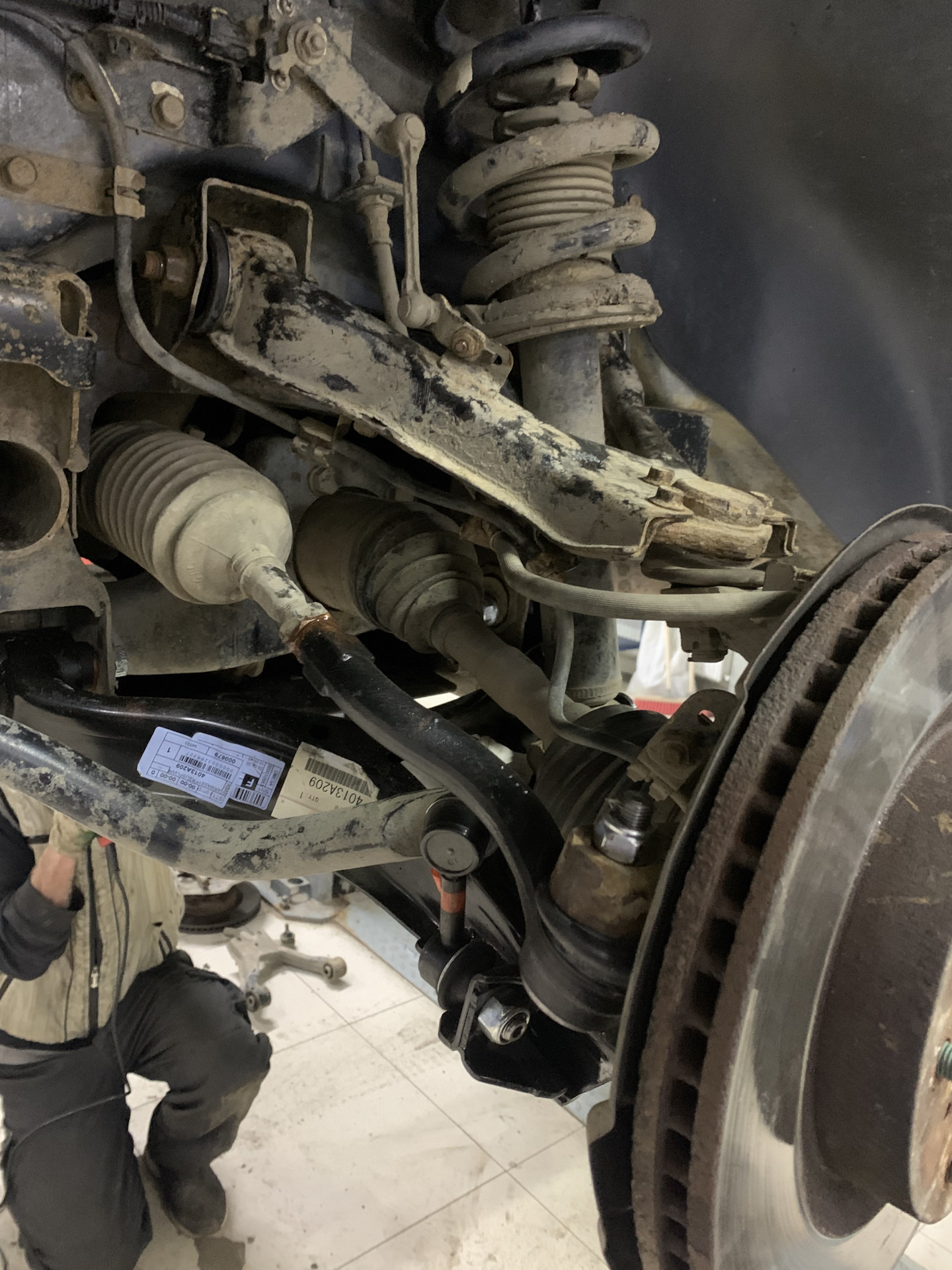 Ремонт ходовки — Mitsubishi Pajero (4G), 3,8 л, 2008 года | визит на ...