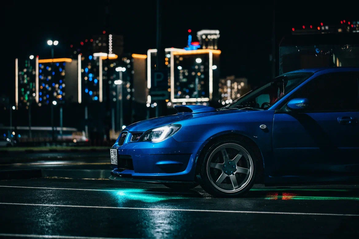 Night shots — Subaru Impreza WRX (GD/GG), 2,5 л, 2005 года | фотография ...