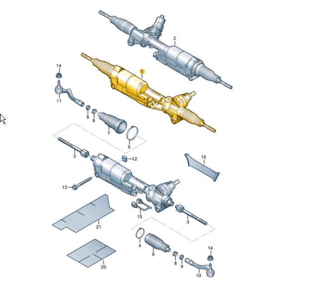 Audi Q7 4M — " скрип руля " = замена рулевой рейки (Исправляем болячки ...