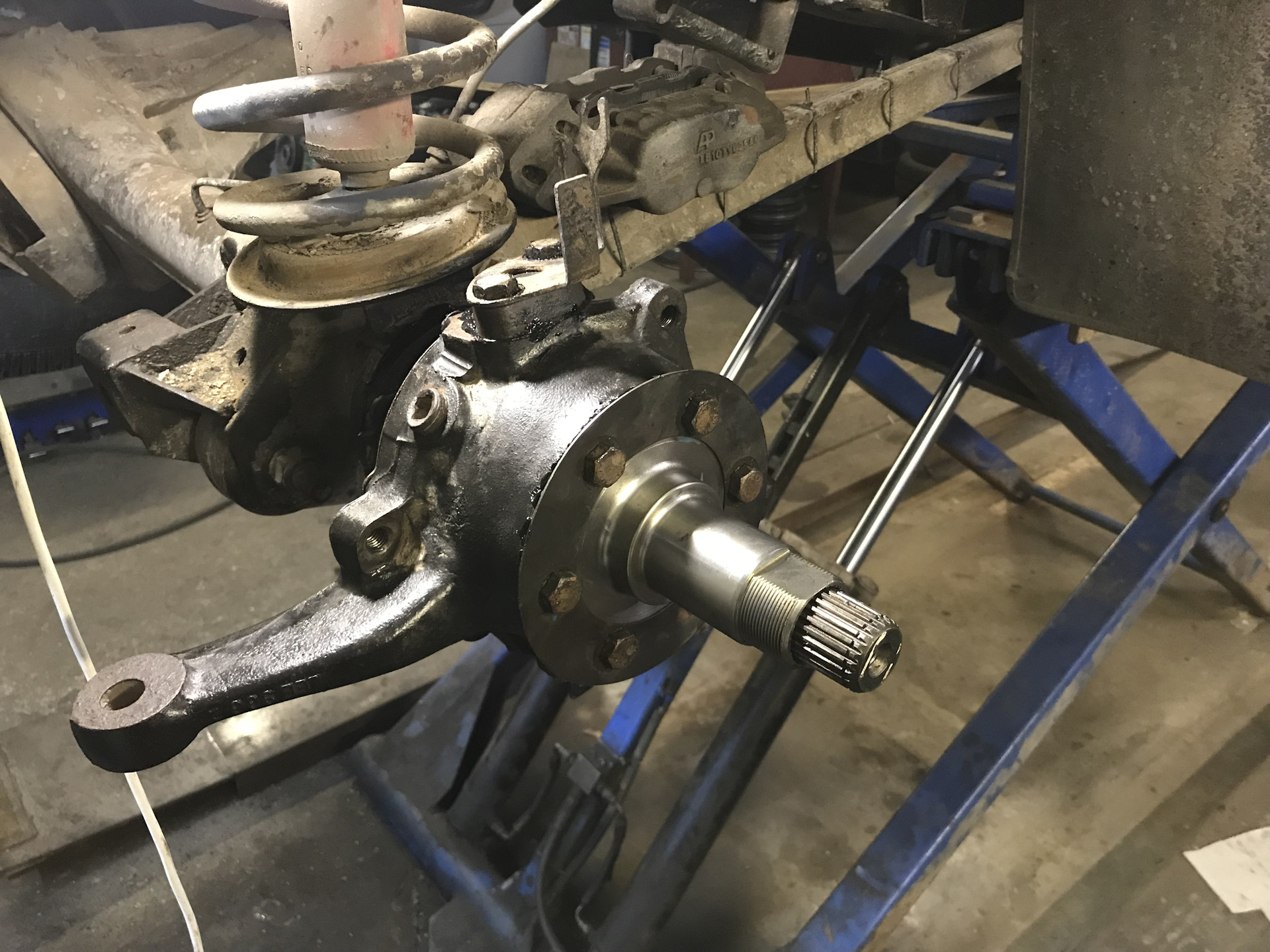 Даунгрейд переднего моста — Land Rover Defender, 2,4 л, 2008 года ...